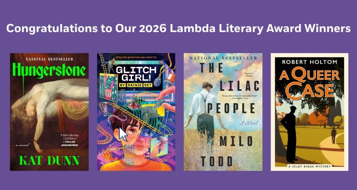 Congratulations to Our 2026 Lambda Literary Award Winners - Penguin ...